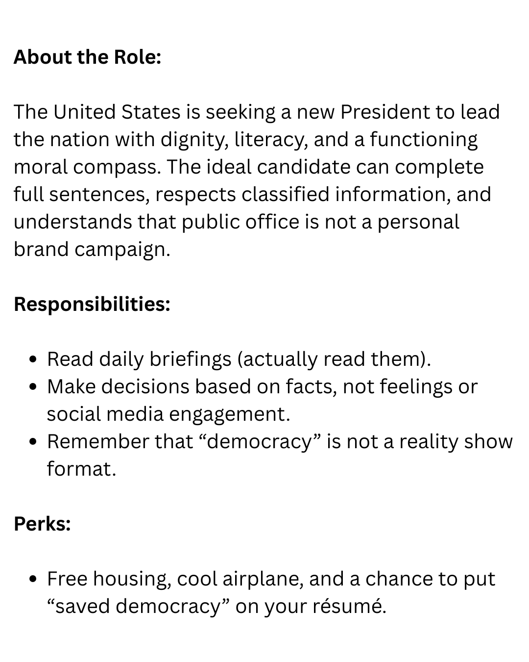 Scariest Job Posts Of 2025 - Three Ears Media